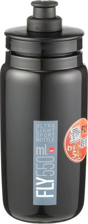 Elite S.R.L. Fly Trinkflasche, Kunststoff, Schwarz/Grau Einheitsgr&ouml;&szlig;e