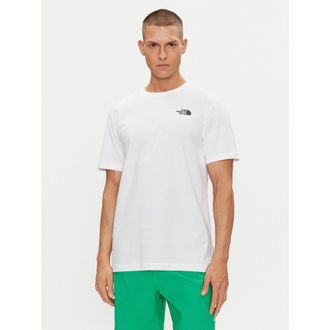 The North Face T-Shirt Redbox NF0A87NV Weiß Regular Fit