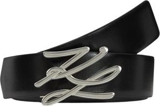 Karl Lagerfeld K/Autograph G&uuml;rtel - - Accessories - Damen - Schwarzk - 65 CM