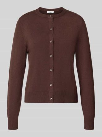 s.Oliver Red Label Regular Fit Strickjacke aus Viskose-Mix