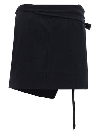 Isabel Marant Womens Black Cotton Long Skirt