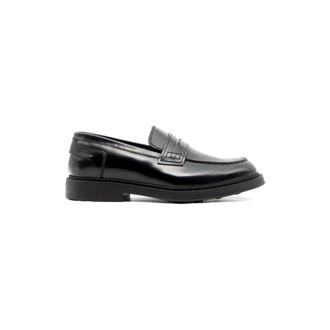 Doucal's Schwarzer Penny Loafer Italienische Lederschuhe - - Shoes - Herren - Blau - 41 1/2 EU