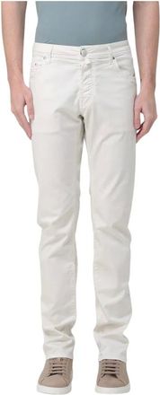 Jacob Cohen Homme, Pantalons, Beige, Taille: W31 Slim-fit Pantalons