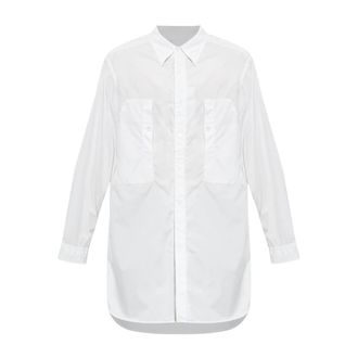 Yohji Yamamoto Oversize Shirt - - Shirts - Herren - Wei&szlig; - L