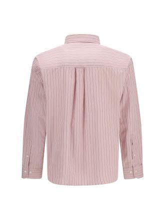 Sunflower Mens New Base Shirt Pink Stripe Cotton