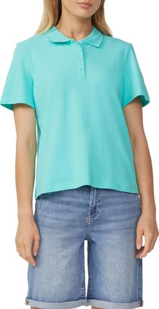 s.Oliver Verkürztes Poloshirt aus Baumwollpiqué