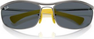 Ray-Ban unisex, Accessoires, Gris, Taille: 62 MM Rb3819M Lunettes de soleil