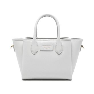 Emporio Armani Logo-Patch Tote Bag - - Bags - Damen - Grau - ONE SIZE