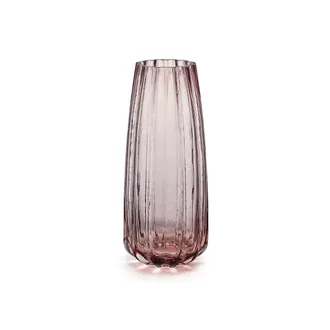 IVV oyster tall pink glass vase h-29 cm