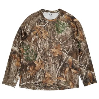 Realtree Herren Thermounterw&auml;sche aus schwerem Fleece Unterhemd, Edge, L
