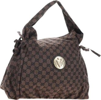 Gucci Sac bandouli&egrave;re vintage GG Canvas Pre-owned - Femme - Pre-owned - Brun - Taille: ONE Size