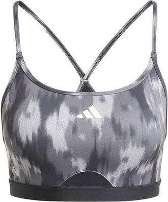 adidas Damen BH Aeroreact Training Essentials Light-Support Allover Print Flower