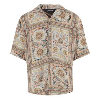 Just Cavalli Homme, Chemises, Multicolore, Taille: M Short Sleeve Chemises