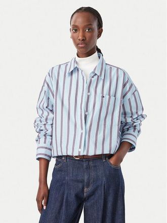 Tommy Jeans Hemd Essential DW0DW23340 Hellblau Oversize