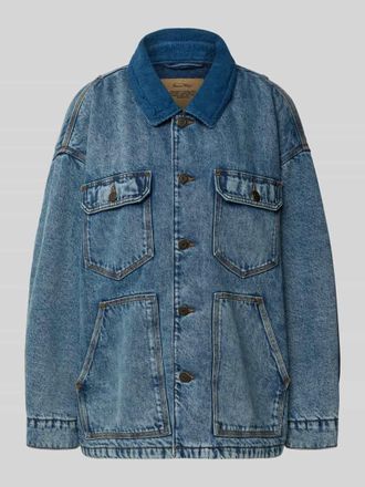 American Vintage Jeansjacke mit Brusttaschen Modell JOYBIRD