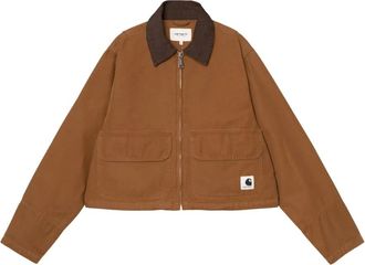 Carhartt Work in Progress Femme, Vestes, Brun, Taille: 40 FR Prescott Coat