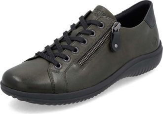 Remonte Damen Low-Top Sneaker D0700, Frauen Halbschuhe,lose Einlage,wasserabweisend,remonteTEX,Freizeit,sportlich,stra&szlig;enschuhe,gr&uuml;n Kombi (53),43 EU