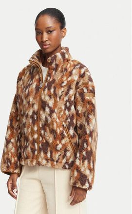 Napapijri Fleecejacke Shima NP0A8ANL Braun Regular Fit