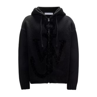 J.W.Anderson Kapuzen-Cardigan aus Wolle - - Knitwear - Herren - Schwarzk - M