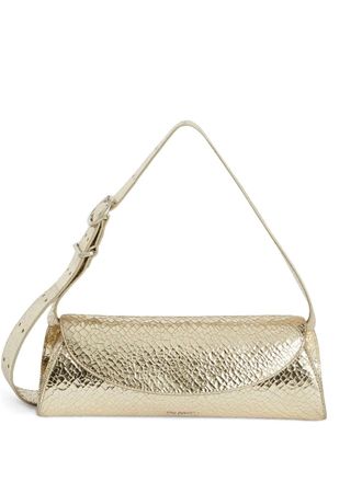 Jil Sander Kleine Cannolo Schultertasche - Gold