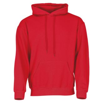Fruit Of The Loom Herren Kapuzen-Pullover, einfarbig, ohne Logo - Rot - Rot - Gr&ouml;&szlig;e L L,Rot - Rot