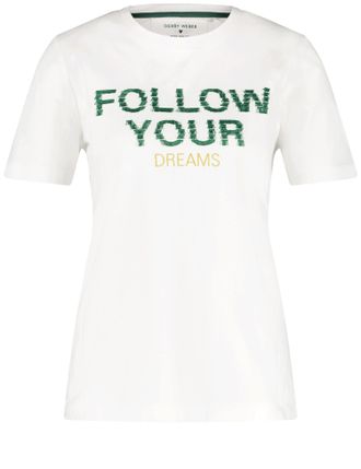 Gerry Weber Damen 370029-44024-99700 T-Shirt, Off-White, 42