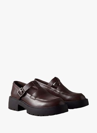 Calvin Klein Mocassins &agrave; brides en cuir