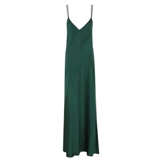 Antonelli Femme, Robes, Vert, Taille: 40 FR Long Moon Dress