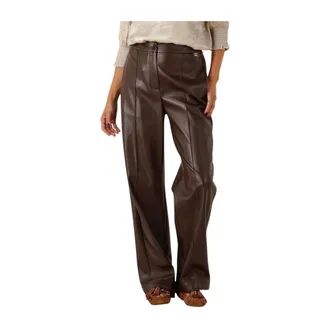 Liu Jo Femme, Pantalons, Brun, Taille: 34 FR Pantalon marron Spalmato pour femmes