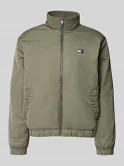 Tommy Jeans Regular Fit Blouson mit Label-Patch