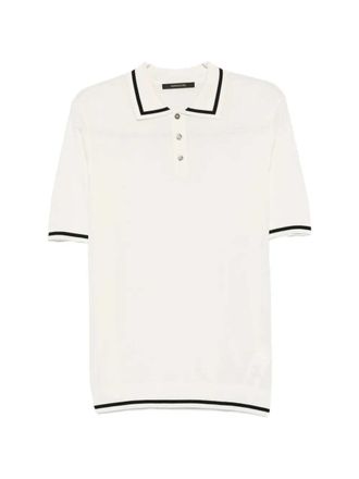 Montecore Polo Montecore en maille avec bordure contrast&eacute;e