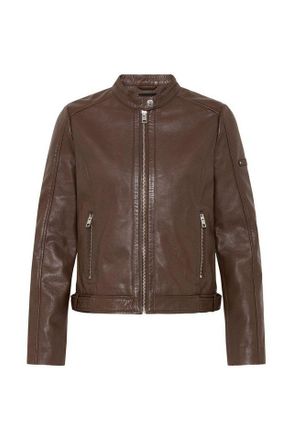 Oxmo Lederjacke OXDenise Modische Echtlederjacke