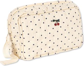 Konges Sl&oslash;jd unisex, Sacs, Beige, Taille: ONE Size Petite trousse de toilette matelass&eacute;e
