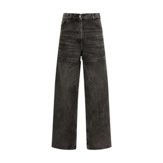 The Attico Cut-Out Jeans - - Jeans - Damen - Grau - W26