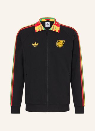 adidas Sweatjacke Jamaika X Bob Marley Anthem Ausw&auml;rts schwarz