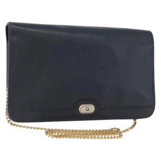 Dior Pre-owned Vintage Schultertasche mit Kettenklappe - - Pre-owned - Damen - Blau - ONE SIZE