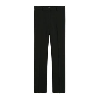 Toteme Femme, Pantalons, Noir, Taille: 36 FR Pantalon Slim en Laine