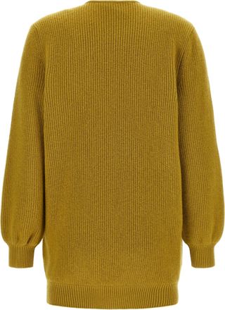 Valentino Garavani Braided Virgin Wool Cardigan - Yellow