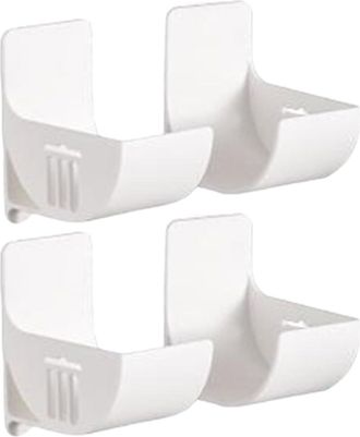 Generico Organizer aus Aluminiumfolie, K&uuml;chenregal aus ABS-Kunststoff, 4-teiliges Wandregal, maximiert den Platz auf der Theke und