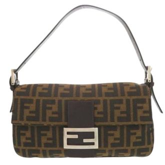 Fendi Sac bandouli&egrave;re vintage Pre-owned - Femme - Pre-owned - Brun - Taille: ONE Size