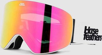 Horsefeathers Edmond White Goggle mirror pink
