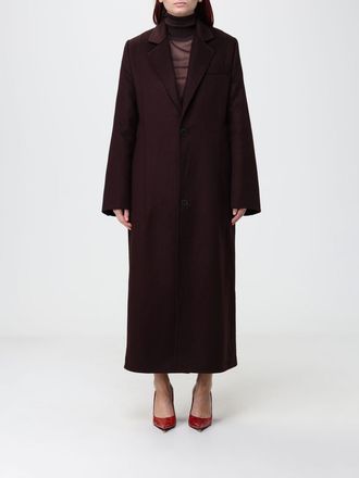 Victoria Beckham Manteau long droit en m&eacute;lange de laine vierge