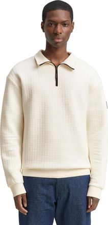 Tom Tailor Herren 1049006 Sweatshirt, 12906-Wool White, Large