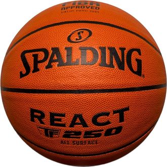Spalding React TF-250 Ball 76968Z, Unisex basketballs, orange, 6 EU
