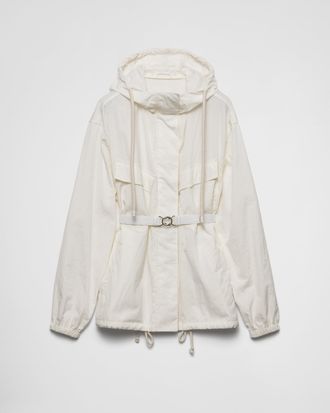 Prada Blousonjacke aus technischem Pongé