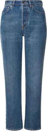 Alberta Ferretti Femme, Jeans, Bleu, Taille: 44 FR Cropped Jeans