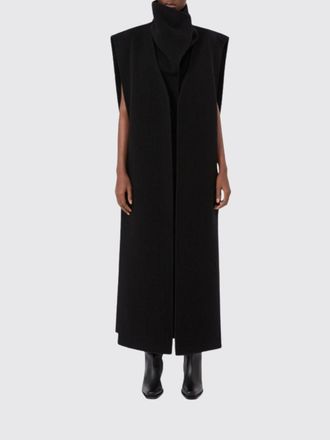 Sportmax Gilet long en laine et cachemire &agrave; la coupe d&eacute;contract&eacute;e