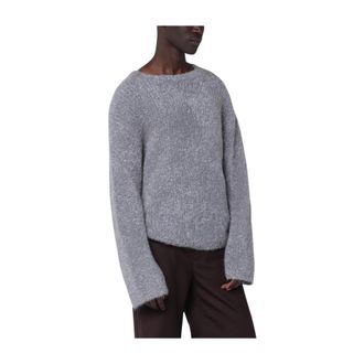 S&eacute;fr Jermaine Sweater - - Knitwear - Herren - Grau - L