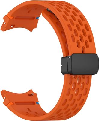 Generic 20mm Riemen für Uhr 4 5 Pro 6 7 7lte 44mm 40mm Uhr 4/6 Klassisches Silikonband ohne Lücken Armbandkorrea