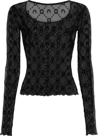Marine Serre Damen, Oberteile, Schwarzk, MGr&ouml;&szlig;e